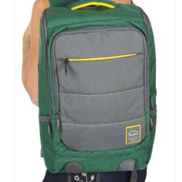 Bags | Laptop Backpack Greengray | Poshmark
